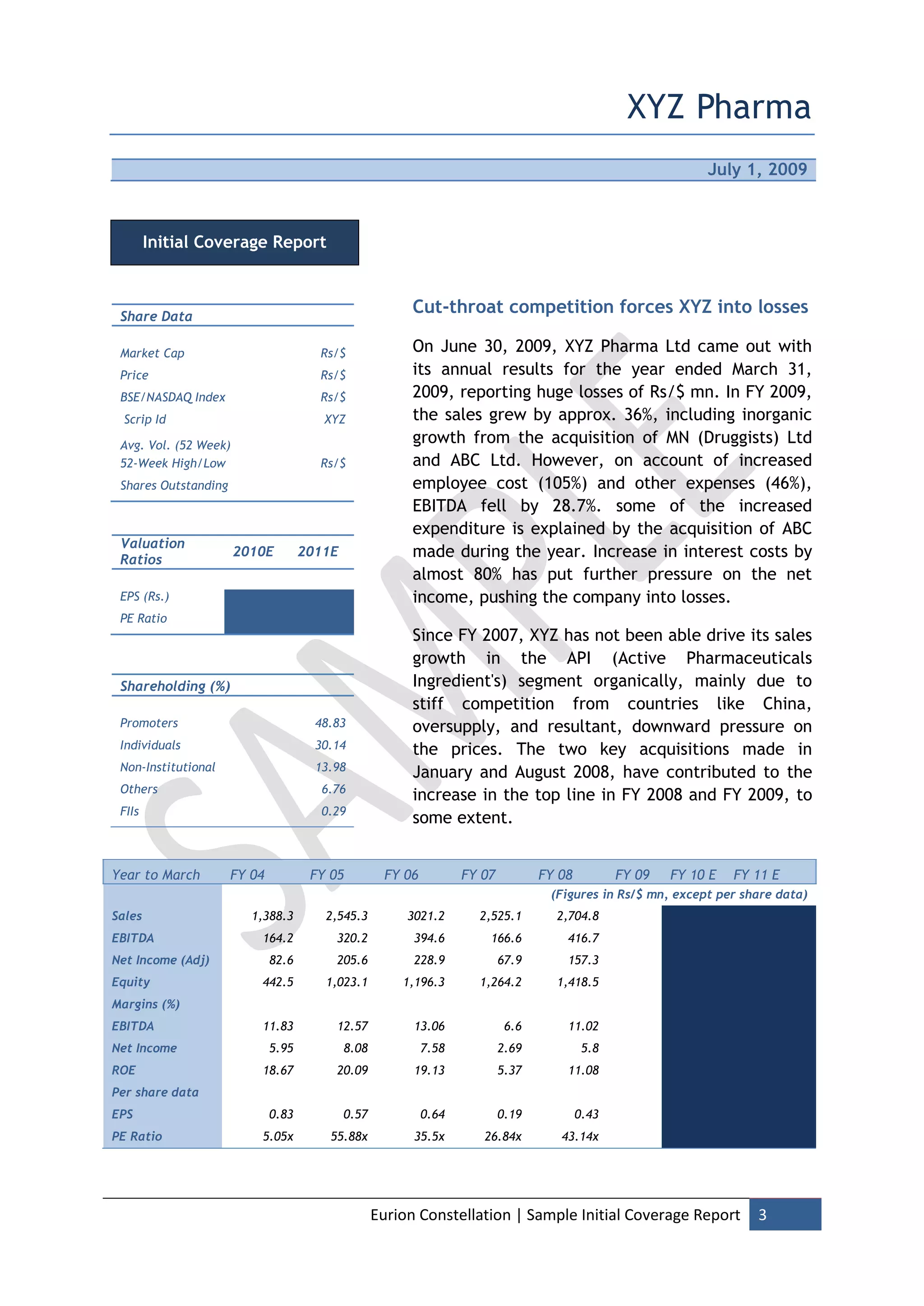 Eurion - Sample ICR | PDF