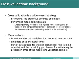 Cross-validation aggregation for forecasting | PPTX | Technology & Computing