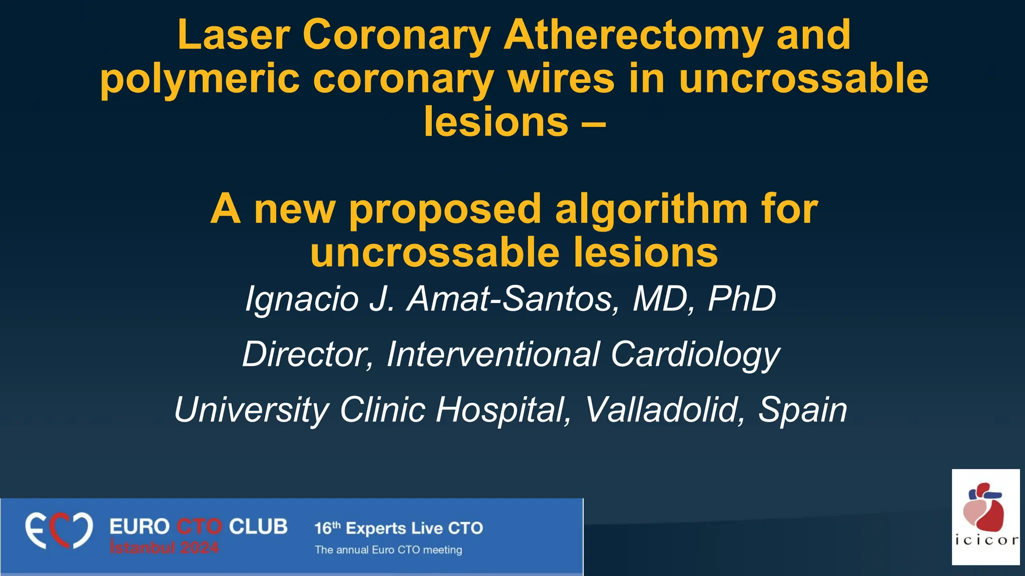 I. J. Amat-Santos - Top article Circ Interventions Laser Coronary Atherectomy and Polymeric ...