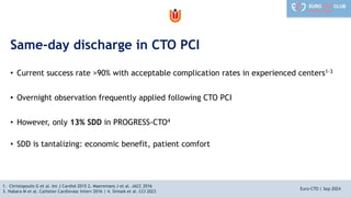 P. Knaapen - Top article EuroInterventions Same-day discharge after ...