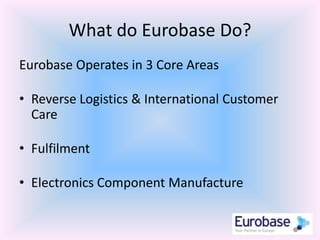 Eurobase your partner in europe | PPT