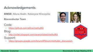 EuroBioc 2018 - metyhlKit overview | PDF