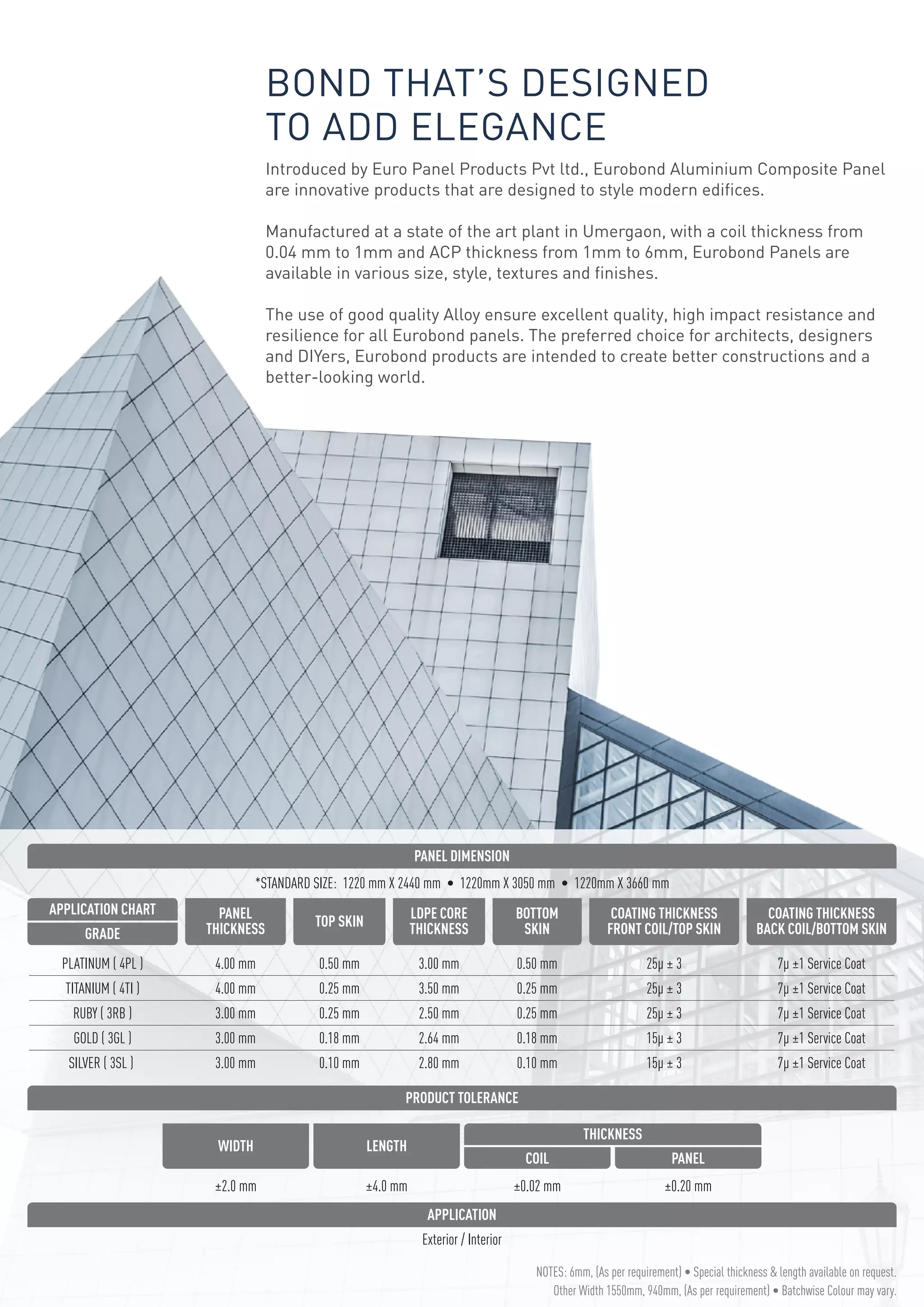 Eurobond acp-panel-catalogue-pdf | PDF