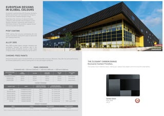 Eurobond euramax-catalogue-timeless-metallic-finish-acp-designs | PDF