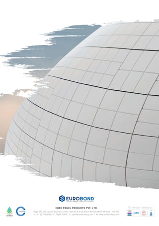 Eurobond euramax-catalogue-timeless-metallic-finish-acp-designs | PDF