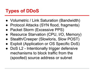 EuroBSDCon 2013 - Mitigating DDoS Attacks at Layer 7 | PDF | Computer Networking | Computing