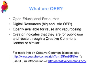 Eurocall 2011 workshop_intro_to_oer | PPTX