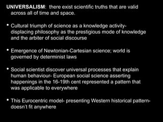 Social Research: Eurocentrism | PPT