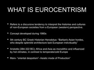 Social Research: Eurocentrism | PPT