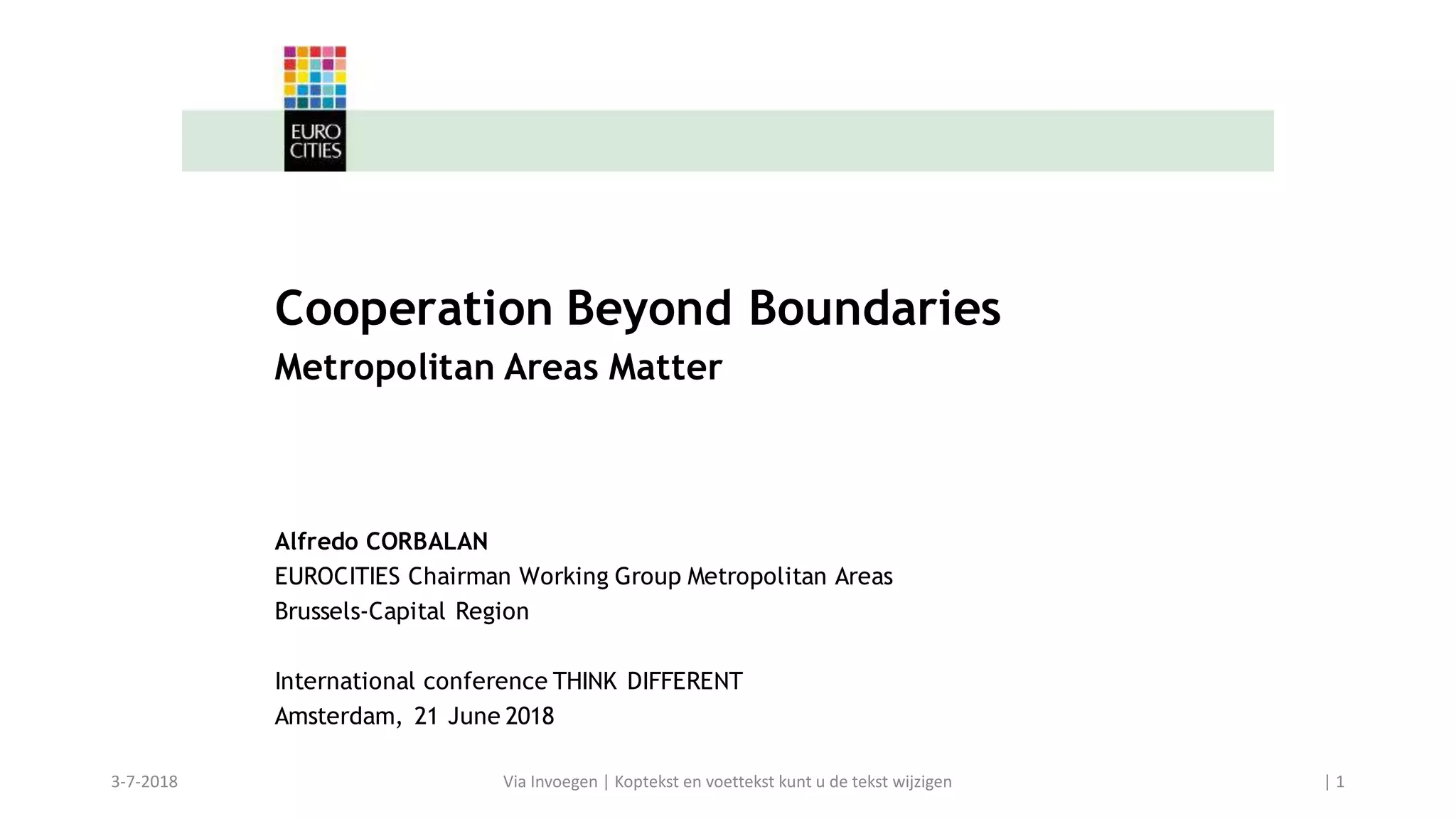 Think Different presentation 4: Cooperation beyond boundaries ...