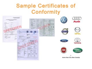 Certificates of conformity | PPT