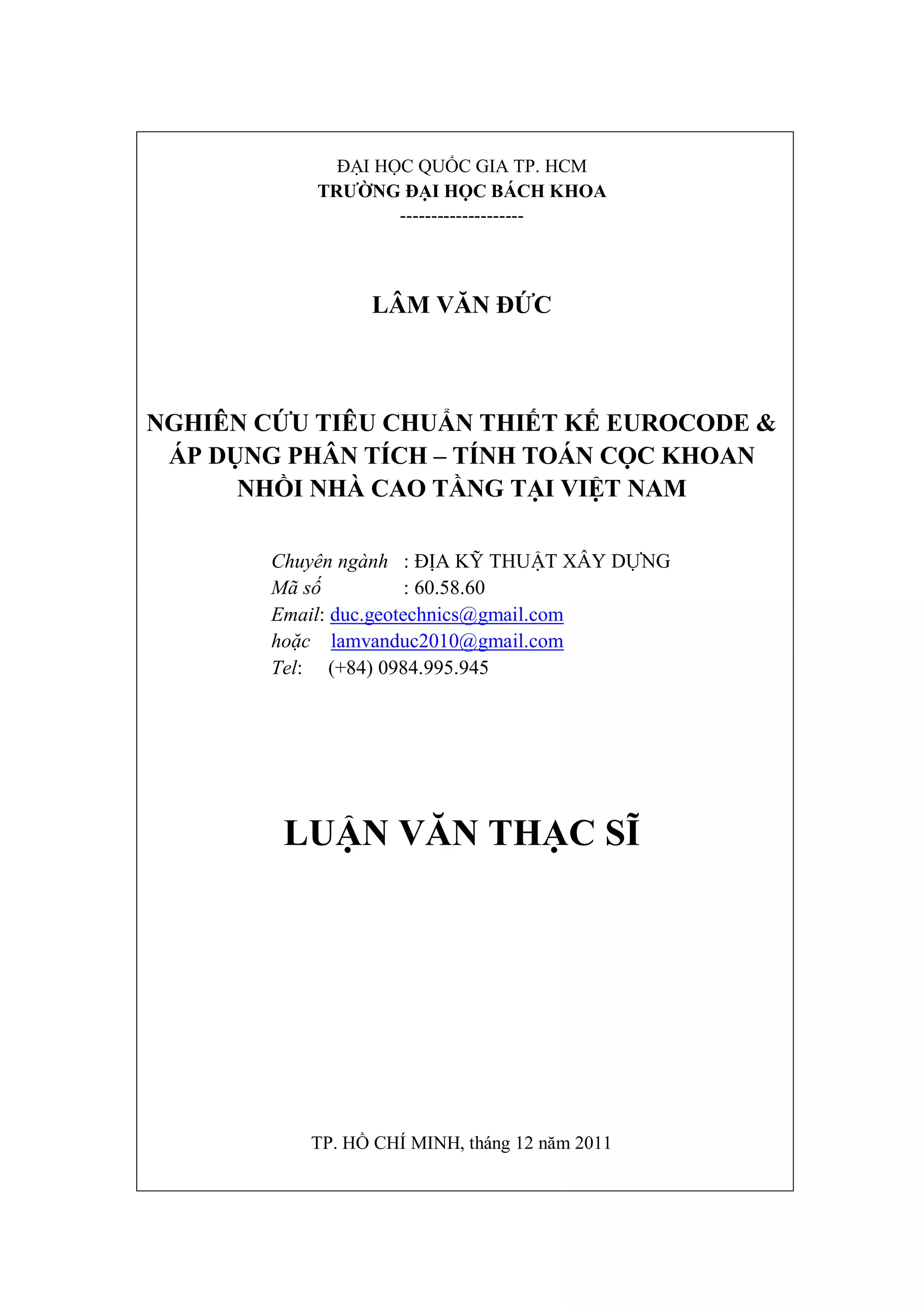 tieu chuan Eurocode | PDF