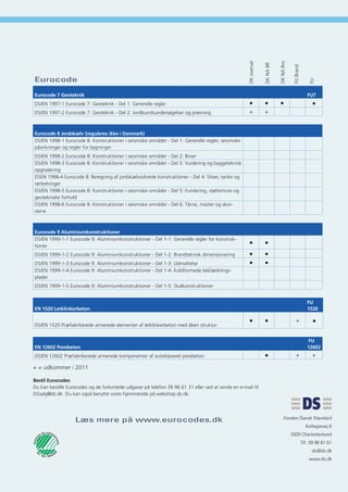 Eurocodeoversigt 2011 | PDF