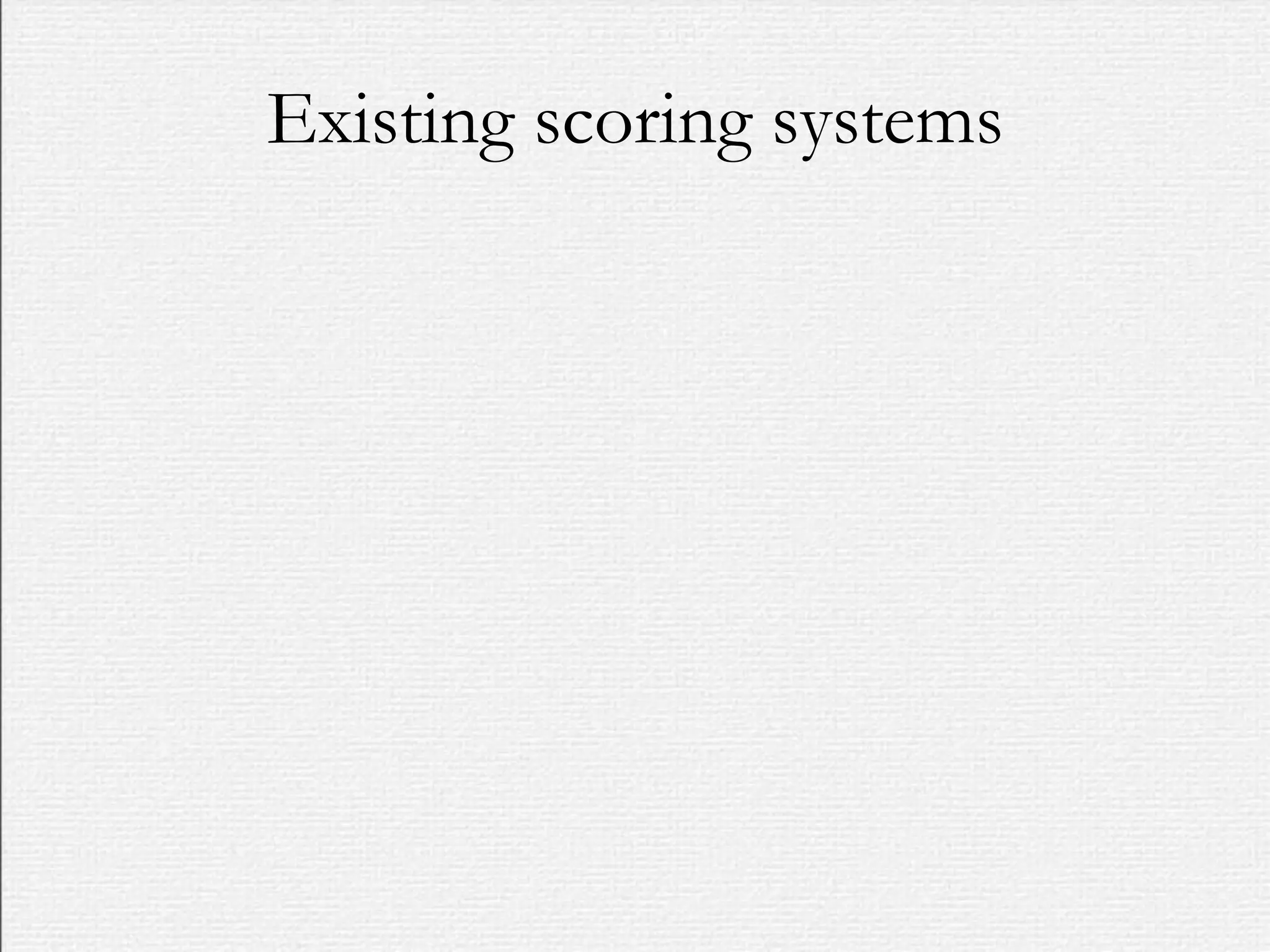 The Euro CTO Score – Comparison with existing scores | PPT