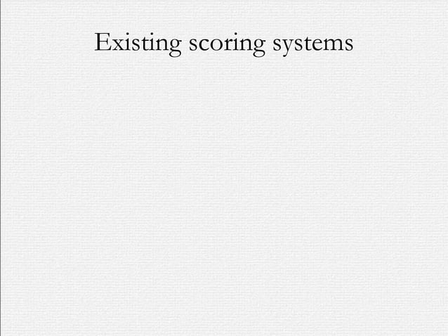 The Euro CTO Score – Comparison with existing scores | PPT