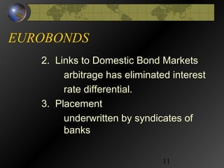 Euro currency markets | PPT