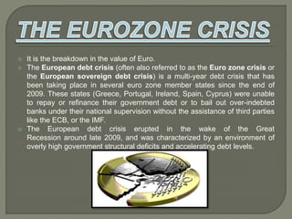 Euro debt crisis | PPTX