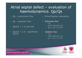 Euroecho2010 intracardiac-shunts | PDF | Heart and Cardiovascular ...