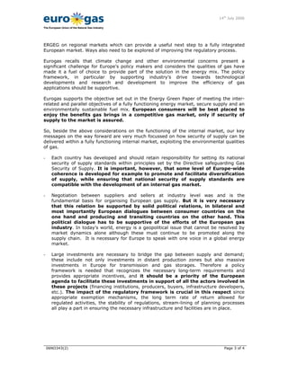 Eurogas 2 | PDF | Power and Energy Industry | Industries
