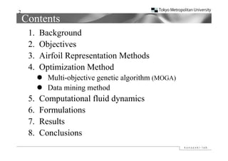 DESIGN PERFORMANCE INVESTIGATION OF MODIFIED PARSEC AIRFOIL REPRESENTATION USING GENETIC ...