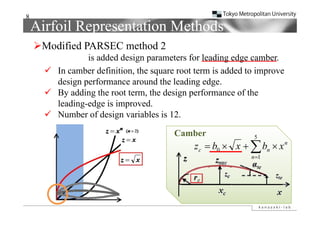 DESIGN PERFORMANCE INVESTIGATION OF MODIFIED PARSEC AIRFOIL REPRESENTATION USING GENETIC ...