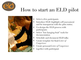 Recognize learning with the ELD method | PPT