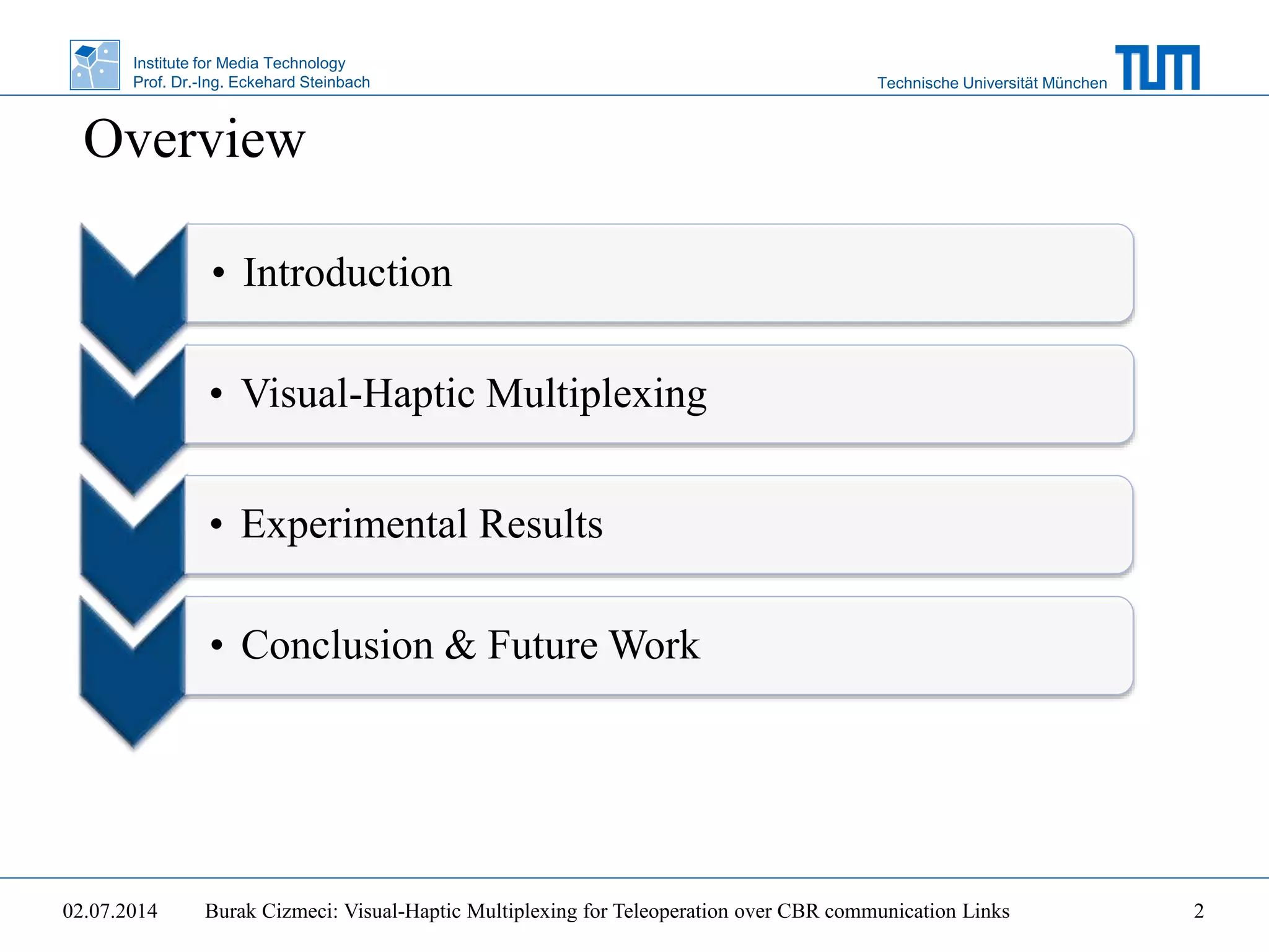 Eurohaptics 2014- A Visual-Haptic Multiplexing Scheme for Teleoperation over Constant Bitrate ...
