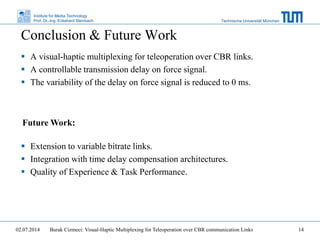 Eurohaptics 2014- A Visual-Haptic Multiplexing Scheme for Teleoperation over Constant Bitrate ...