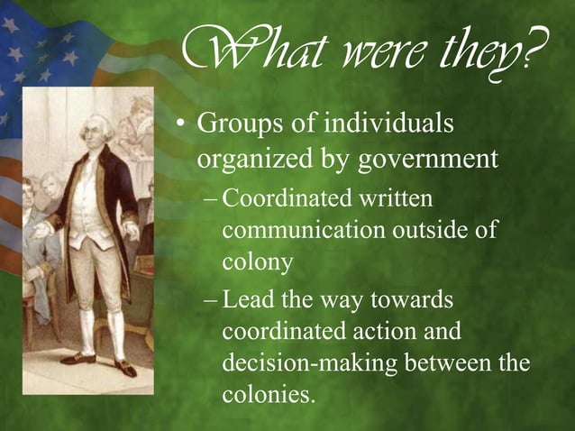 Committees of Correspondence | PPTX