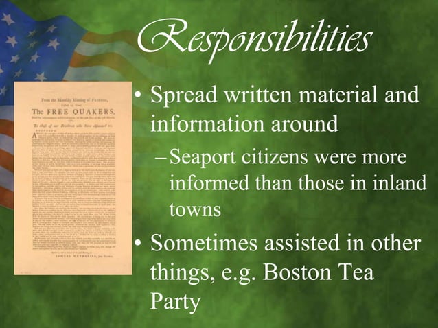 Committees of Correspondence | PPTX