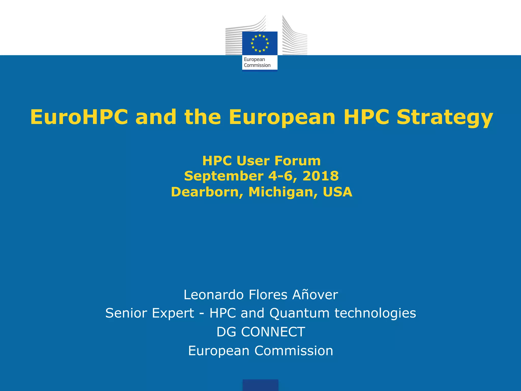 EuroHPC and European HPC Strategy | PPT