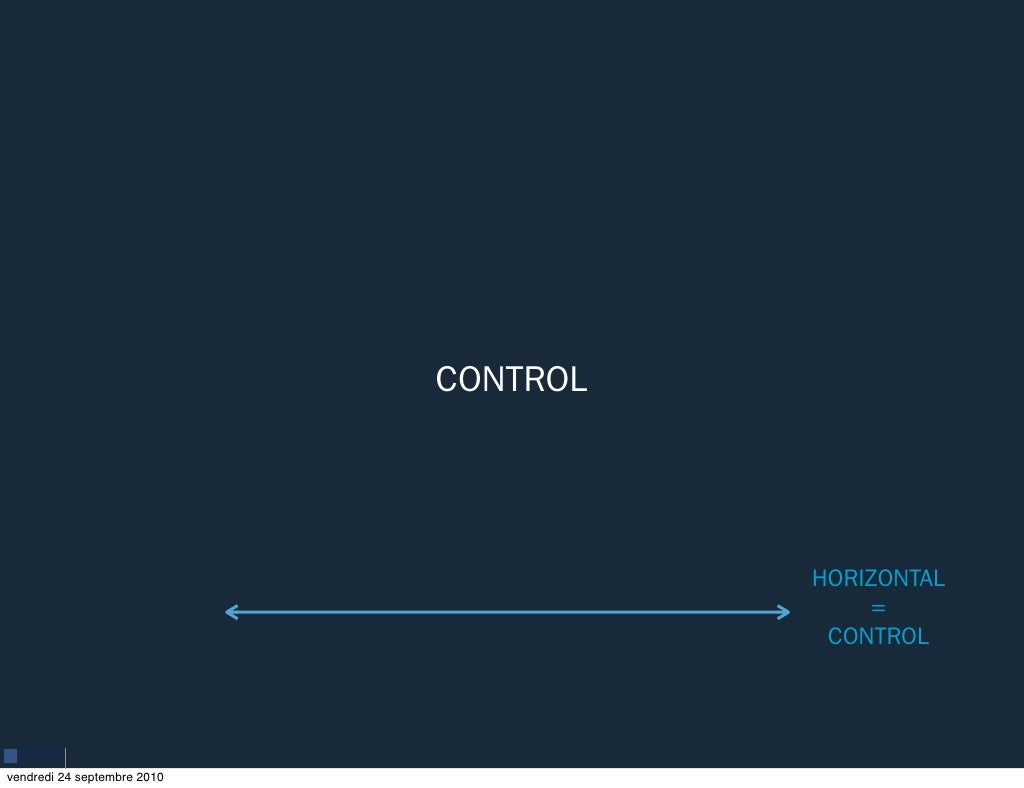 CONTROL HORIZONTAL = CONTROL vendredi