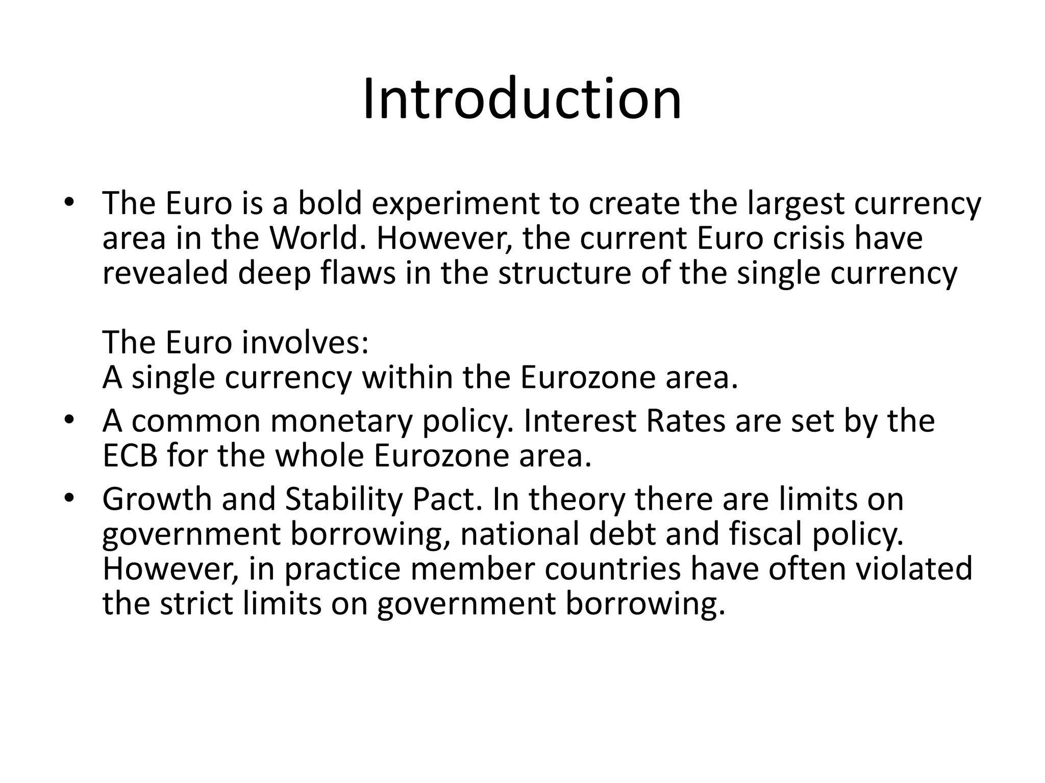 Euro issues | PPTX