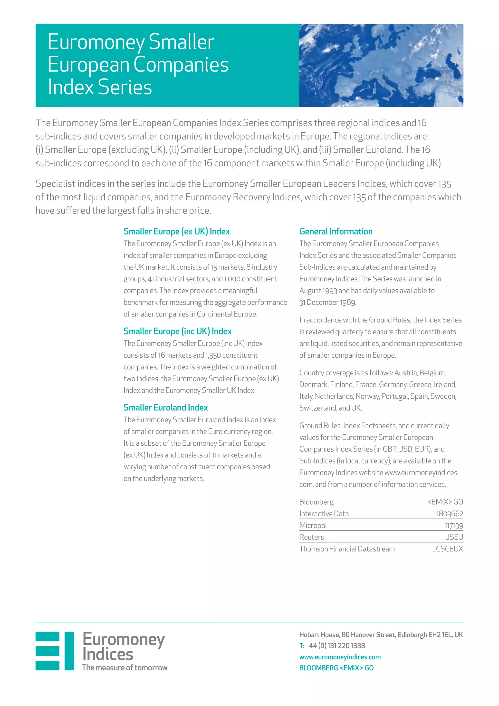 Euromoney Indices Brochure | PDF