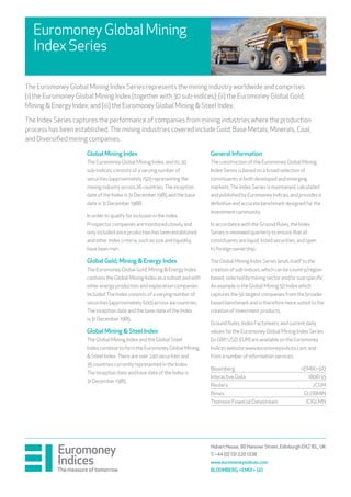 Euromoney Indices Brochure | PDF