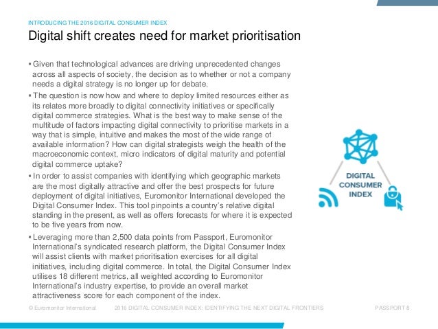 Euromonitor digital consumer index extract - top 20 markets