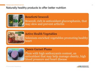 Consumption of Fruits and Vegetables: Global and Asian Perspective | PPT