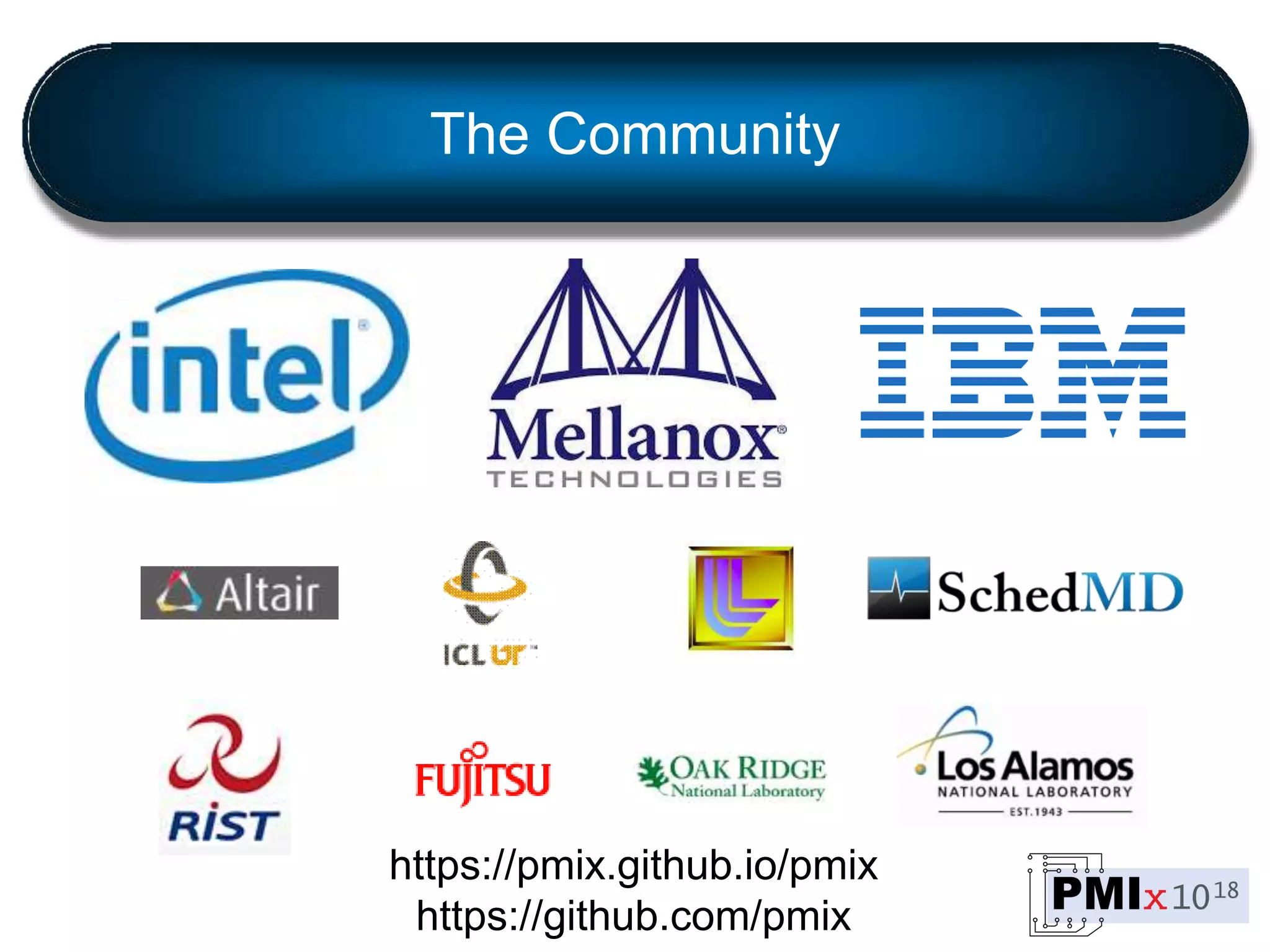 Eurompi 2017 Pmix Presentation Pptx Operating Systems Computer