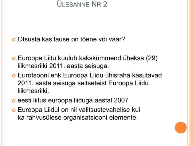 Euroopa liit | PPTX