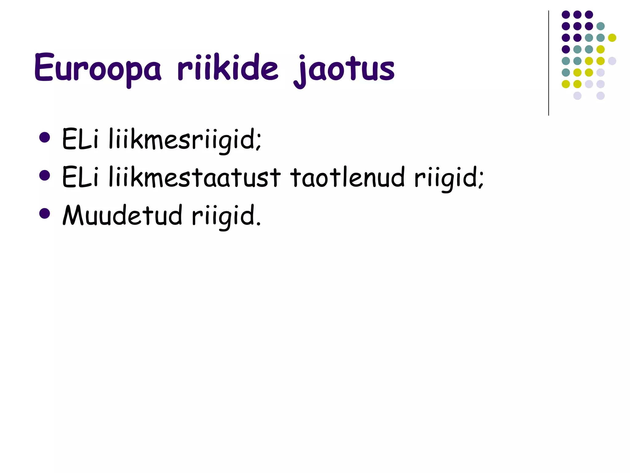 Euroopa riigid | PPT