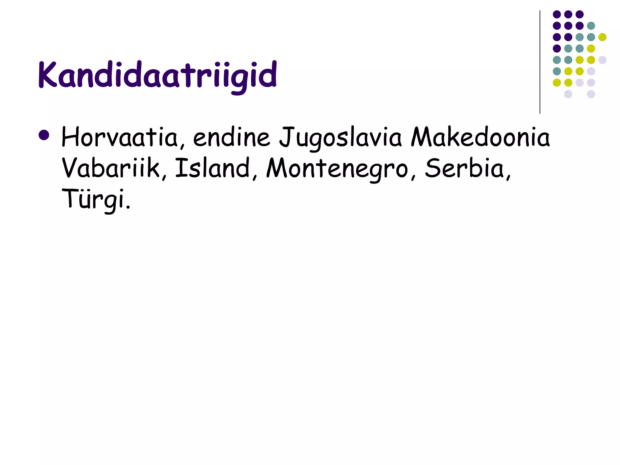 Euroopa riigid | PPT