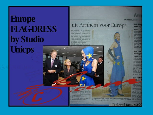 Europ Flag Dress by Studio Unicps | PPT