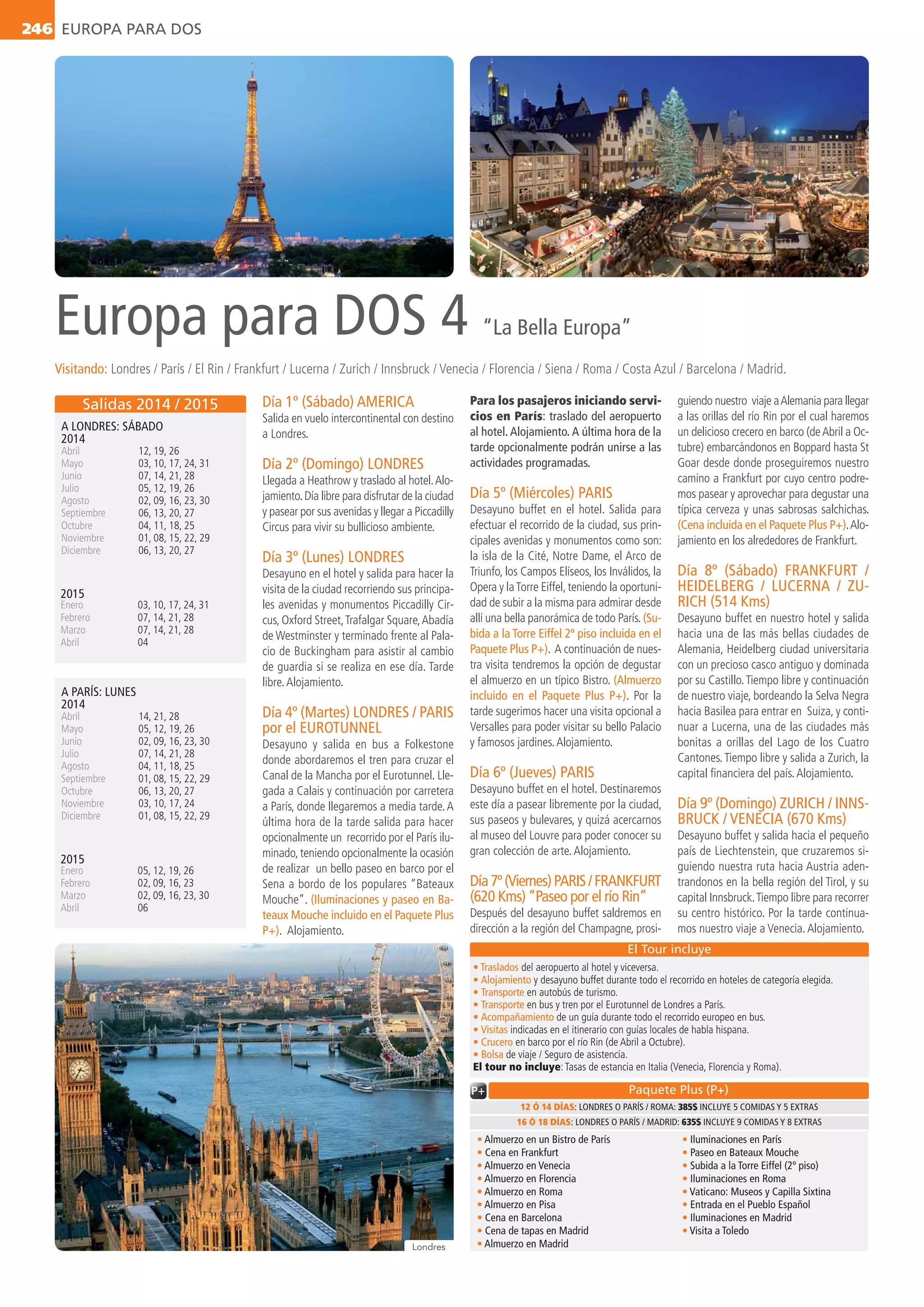 Europa para Dos | Mapaplus 2014 - 2015 | PDF