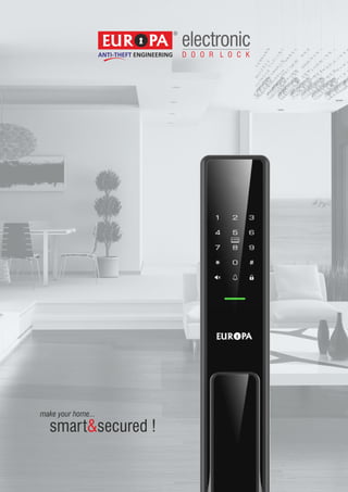 Europa Electronic Locks with Safety Features | PDF