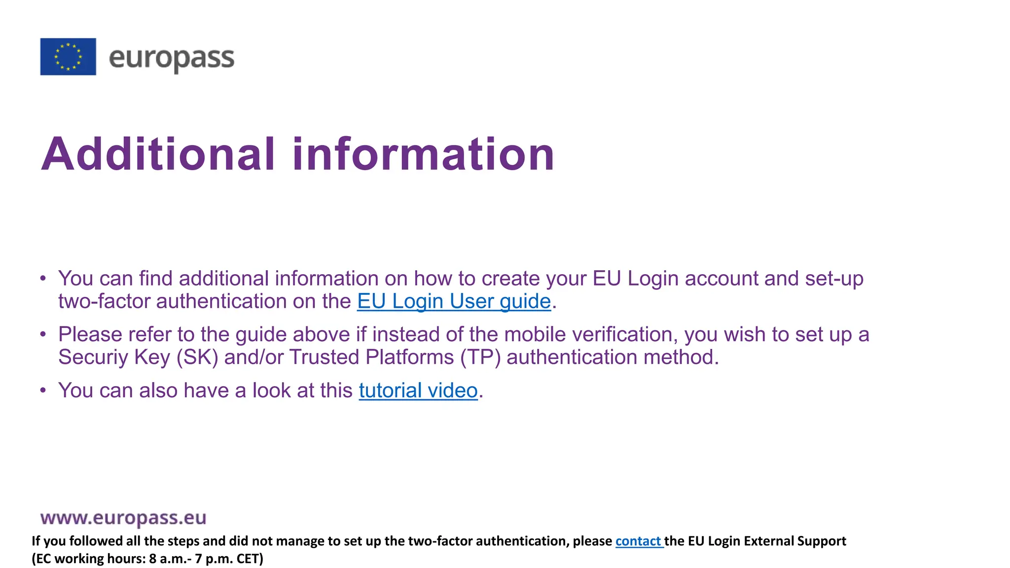 Europass 2FA tutorial_EN .pptx