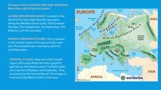 Europe.pptx | Europe Travel | Travel Locations