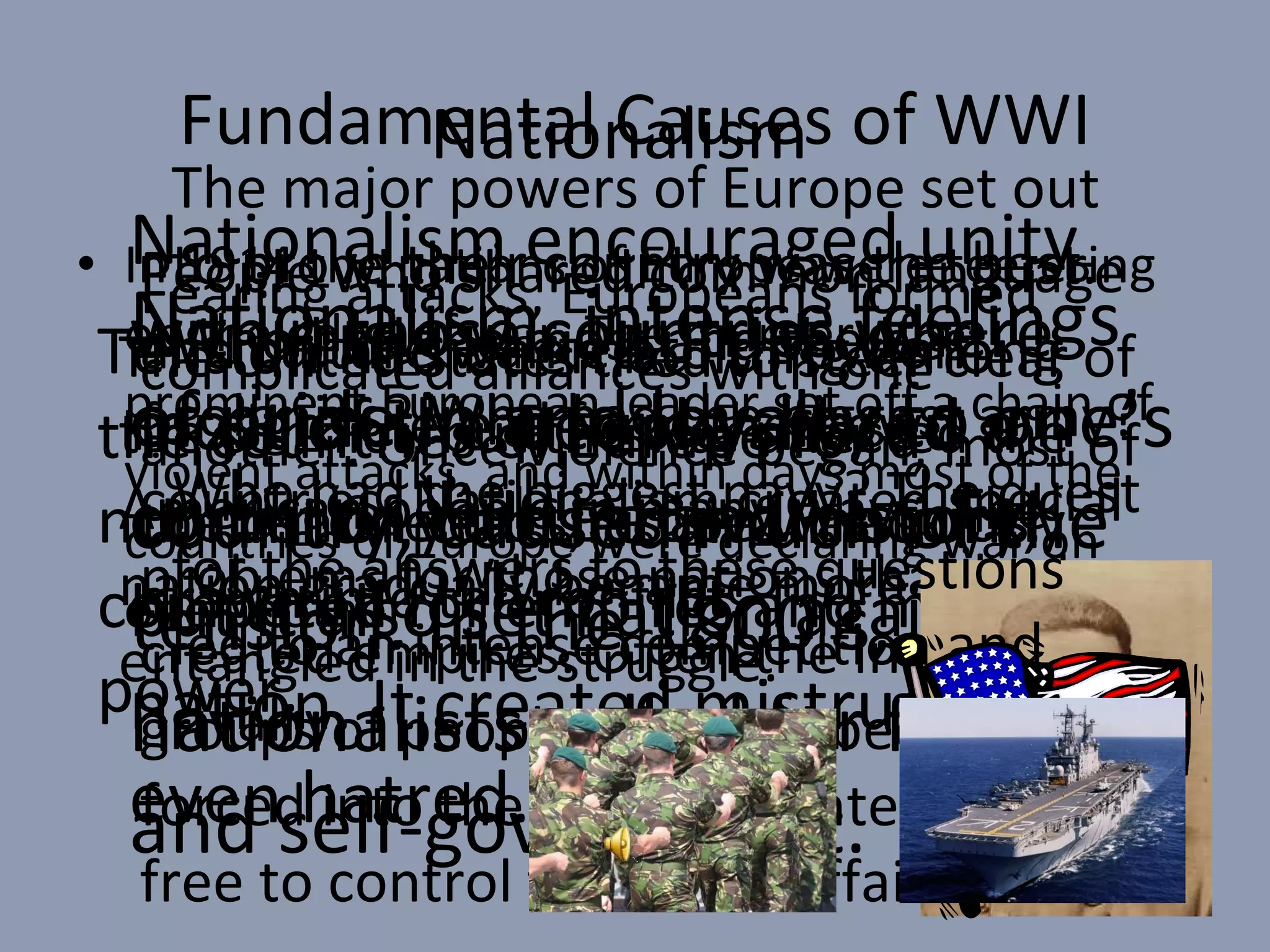 Europe Causes Of Wwi | PPT