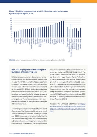 Europe Sustainable Development Report 2025 | PDF