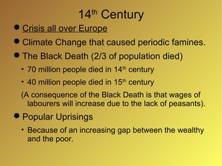 Late Middle Ages - Europe 14th and 15th centuries | PPT