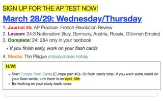 Europe Chapter 24 (Revolutions, Nationalism, Art) | PPT